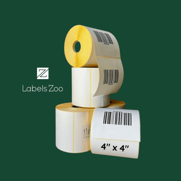 Direct Thermal Labels – 4 × 4″ – 12 Rolls Per Box – From £3.15 Per Roll