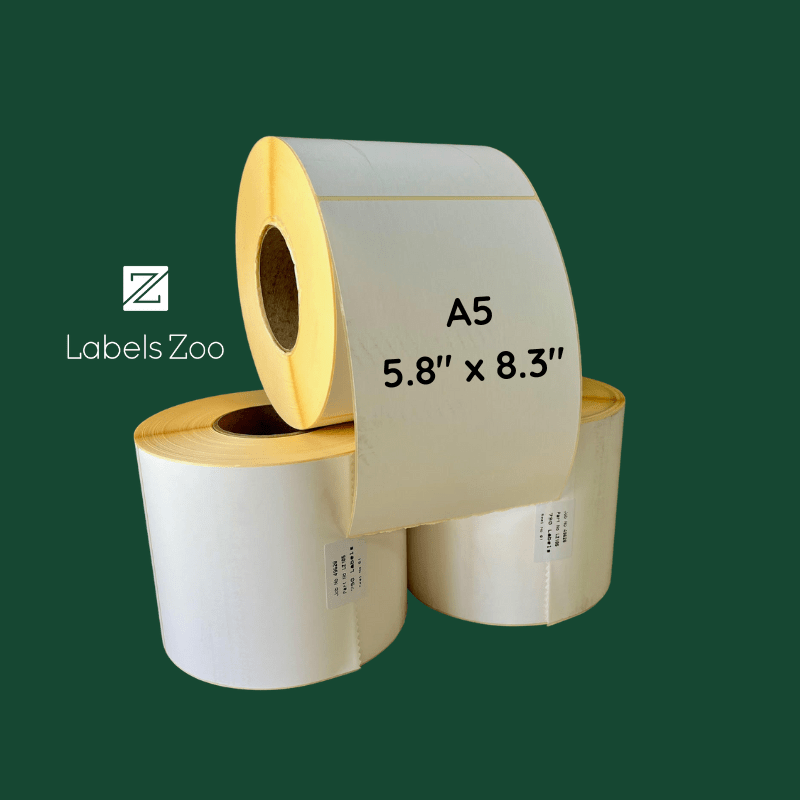 A5 Direct Thermal Labels – From £11.19 Per Roll