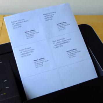 6 Labels Per A4 Sheet | Printer Labels