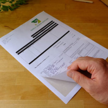 Single Integrated Label – 100 x 190mm | Labels Zoo