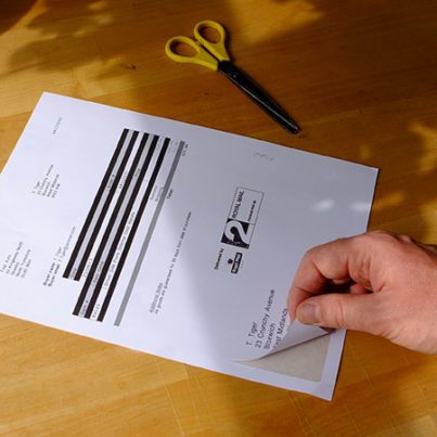 Single Integrated Label – 100x150mm Eco Labels | Labels Zoo