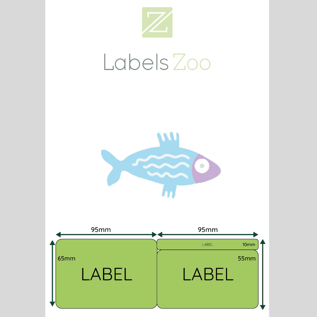 Triple Integrated Label – 3-in-1 Eco Labels | Labels Zoo
