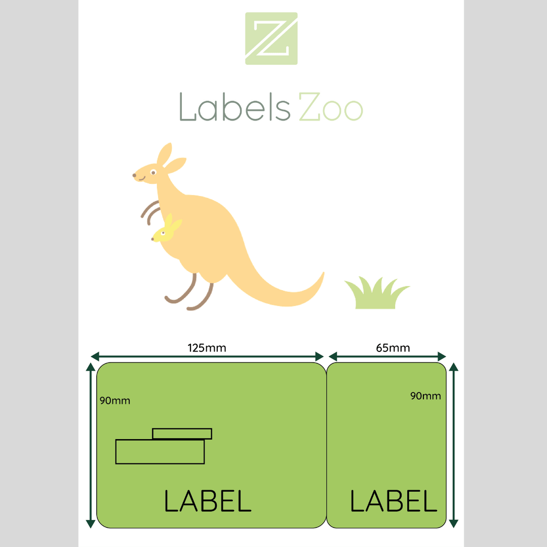 Double Integrated Bullet Label | Labels Zoo