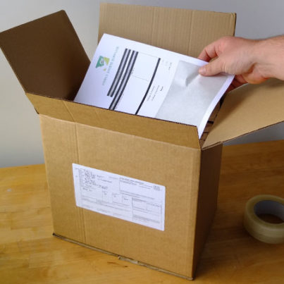 Single Integrated Label – 100x190mm Perforated | Labels Zoo